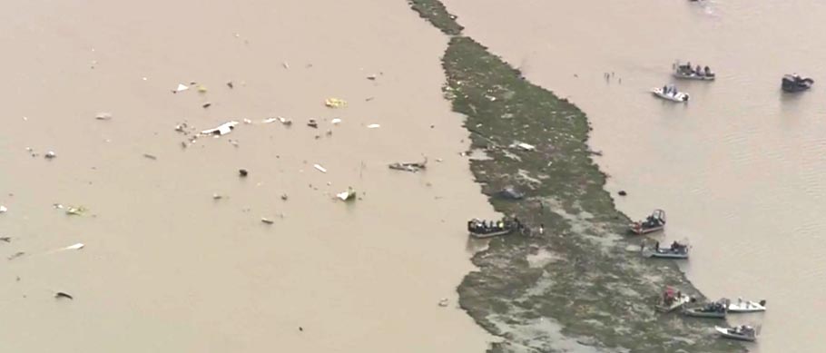 BREAKING A Prime Air Boeing 767 has crashed into Trinity Bay near ... BREAKING A Prime Air Boeing 767 has crashed into Trinity Bay near ...